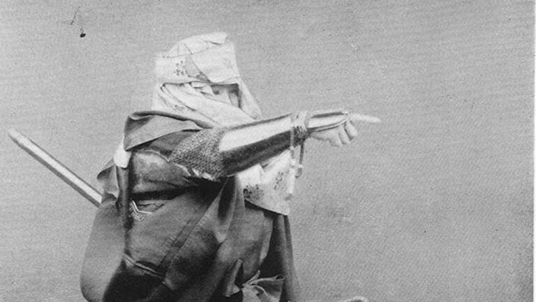 A_Fighting_Monk,_Military_Costumes_in_Old_Japan-1. | - Japaaan